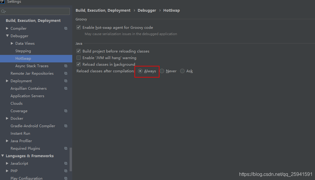 intellij idea开启debug热加载/热部署_idea debug状态热部署-CSDN博客