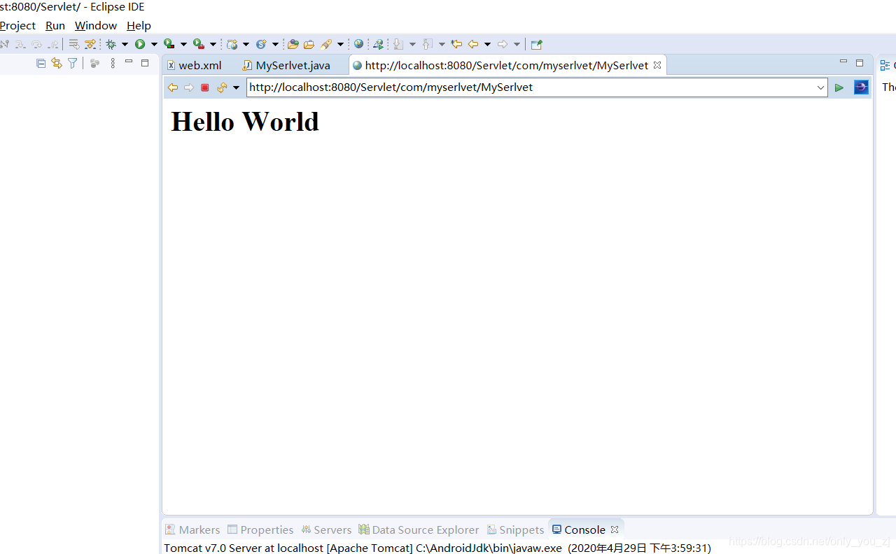 eclipse 创建 Servlet 并且简单的Servlet 实例（个人笔记）_eas servlet案例-CSDN博客