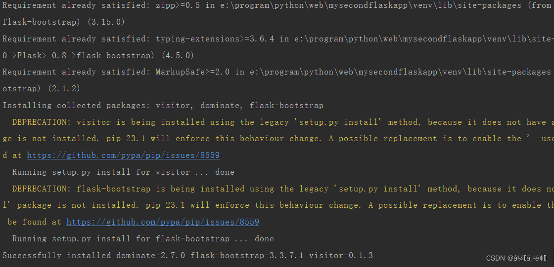 学习狗书时安装bootstrap失败pip install bootstrap_>>> pip install bootstrap-CSDN博客