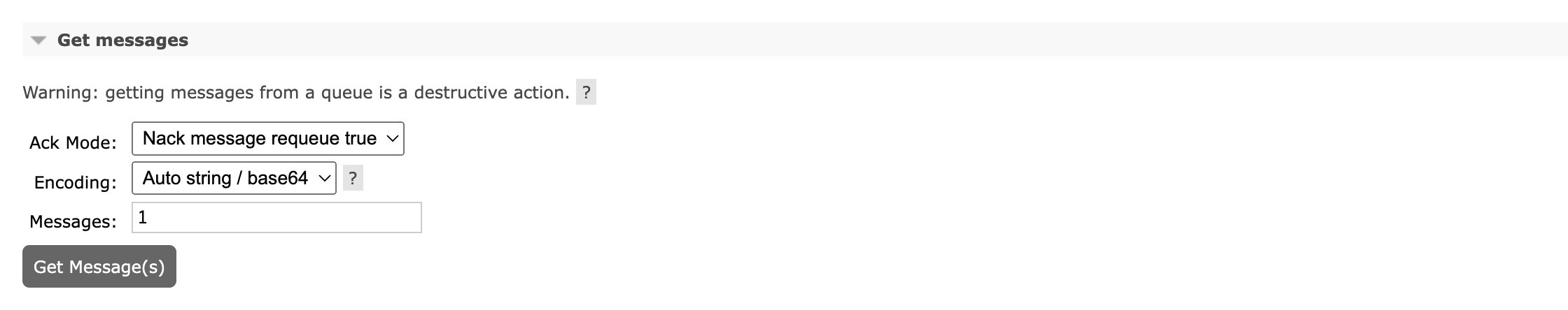 RabbitMQ：基本操作使用_nack message requeue true-CSDN博客
