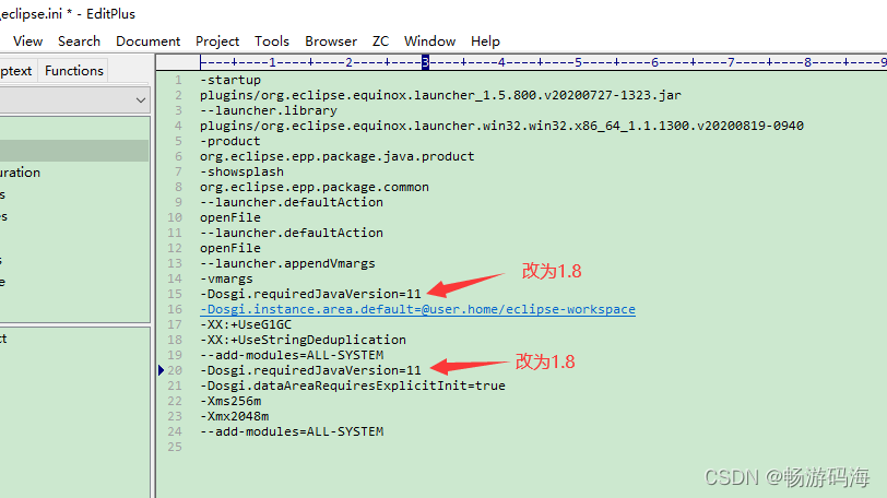解决eclipse-2020-09版本打开报错_debian系统安装eclipseversion 1.8.0 of eht jvm is ...