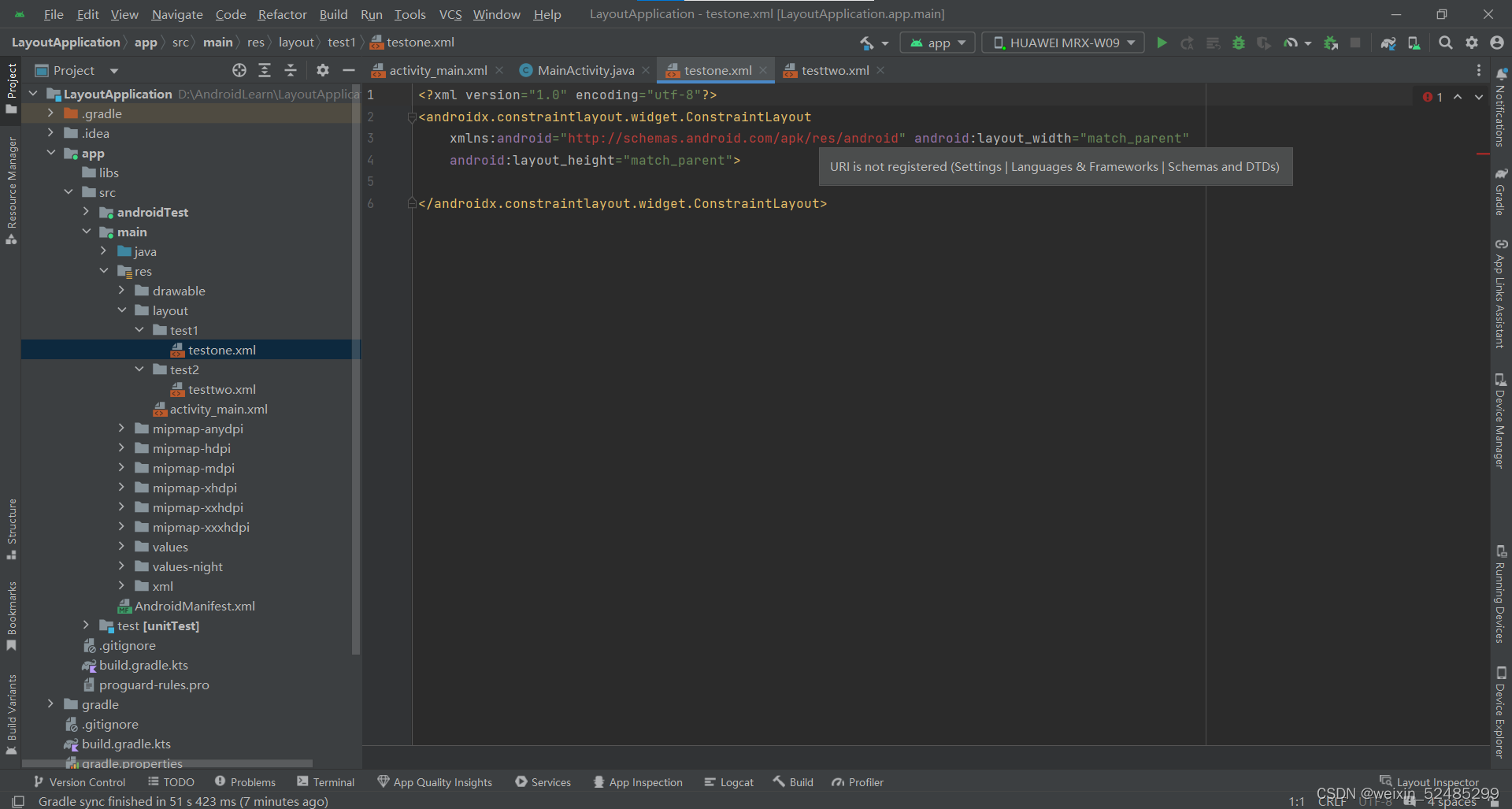 AndroidStudio--layout_android studio 配置加载layout layout-round文件夹-CSDN博客