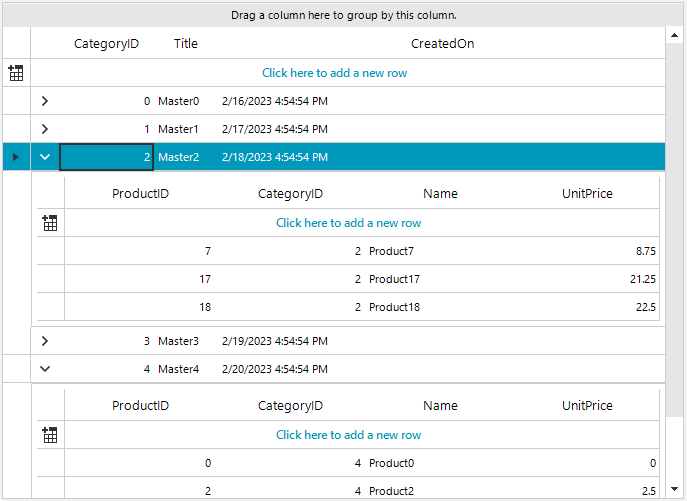 界面控件telerik Ui For Winforms使用指南 数据绑定 And 填充(一) Csdn博客