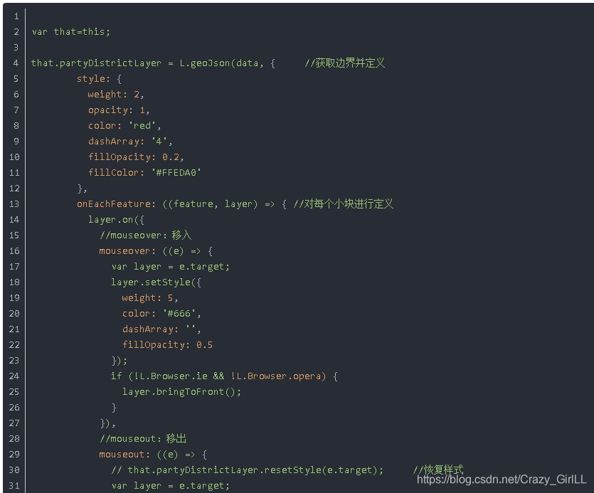 leaflet中geoJSON的使用_leaflet定位放大geajson数据面-CSDN博客