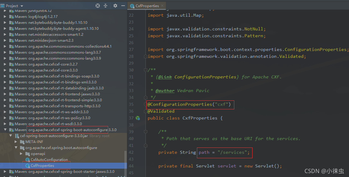 pring boot 整合cxf 发布webservice服务，默认services路径配置_springboot集成cxf默认根路径-CSDN博客
