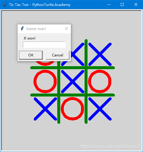 Python turtle Tic Tac Toe_screen=turtle.screen()-CSDN博客
