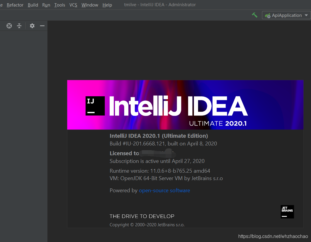 IntelliJ IDEA 更新到2020 Cannot load a JDK class: com.sun.jdi.Field Please ensure you run the IDE ...