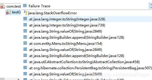 开发排错：Hibernate自表关联查询java.lang.StackOverflowError报错原因_cascade = cascadetype.all, orphanremoval ...
