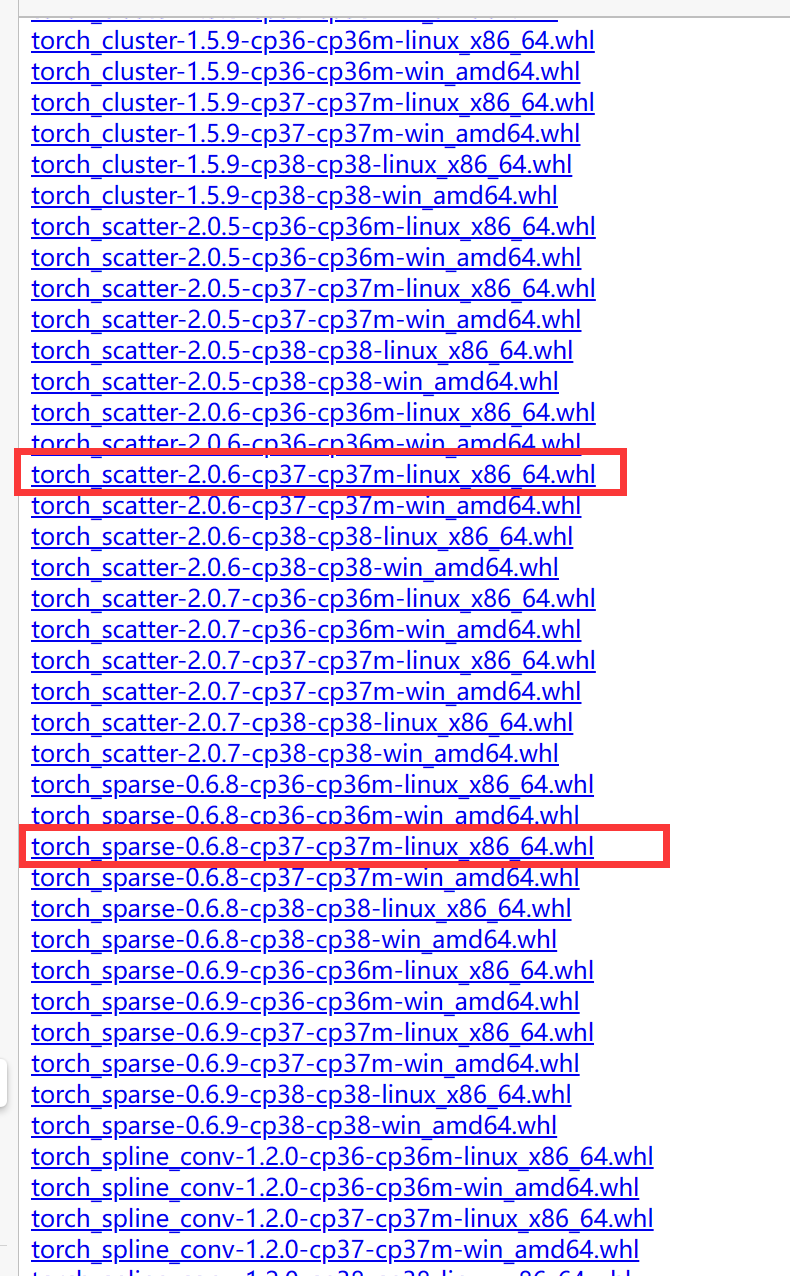 【报错】Solved — pip install torch-scatter==2.0.5 及 pip install torch-sparse==0.6.8 报错-CSDN博客