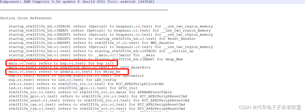 [Cortex-M3]-2-map文件解析_map文件分析-CSDN博客