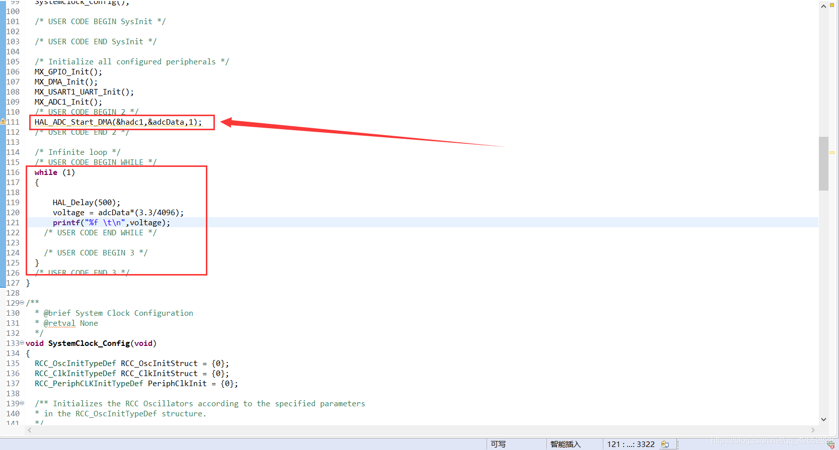 【CubeIDE】STM32 HAL库史上最详细教程(二)：单/多通道ADC读取电压_pollforconversion-CSDN博客