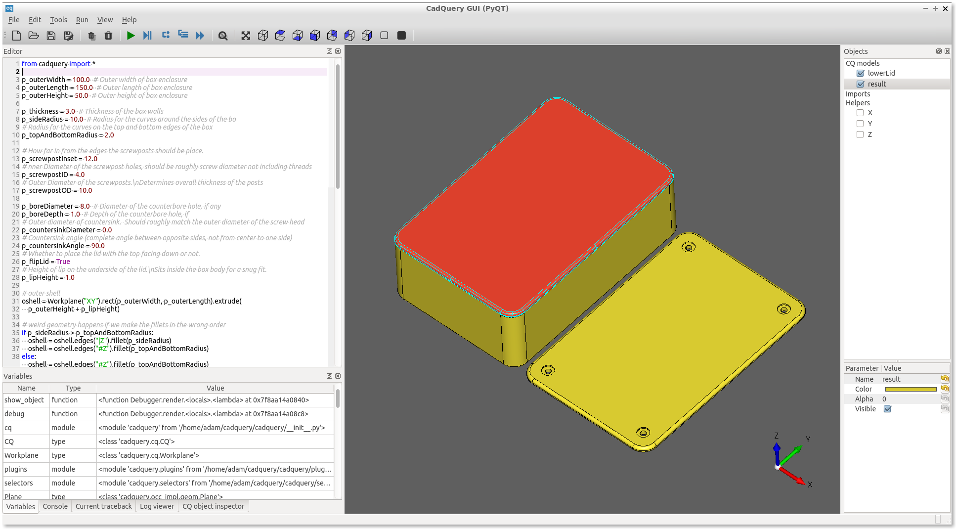 03.CQ-editor - CadQuery 中文文档_cq-editor官网-CSDN博客
