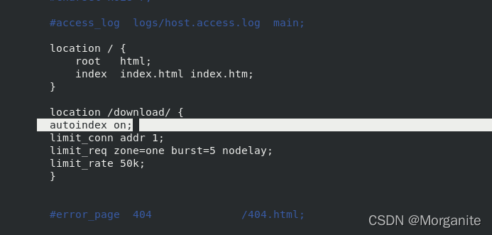 nginx的限流和配置管理_nginx autoindex on;-CSDN博客