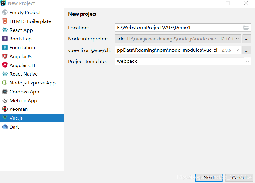 怎么用webstrom使用vue-cli创建项目_webstorm使用vuecli-CSDN博客