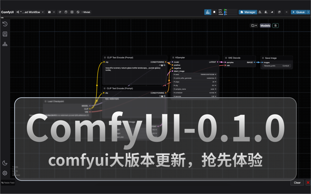 全网首发！comfyui大版本更新，新版界面，操作效率爆炸_comfyui更新-CSDN博客