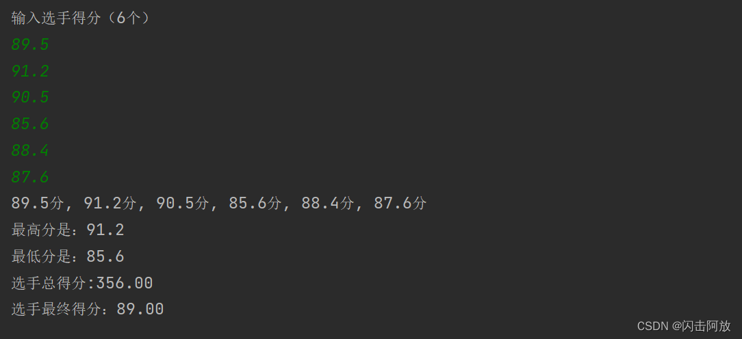 Java学习笔记（202329） 评委打分小案例java程序示例评委打分 Csdn博客