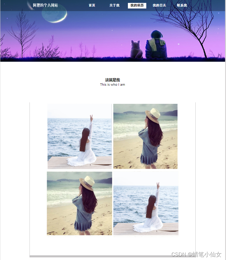 19.清新的个人博客网页 Web前端网页制作 大学生期末大作业 html+css+js-CSDN博客