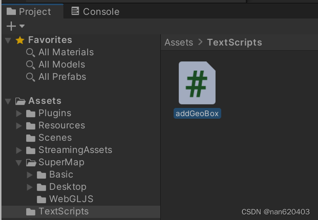 SuperMap Hi-Fi 3D SDK 11i(2022) for Unity插件开发入门——点击按钮在球面场景添加Geobox对象_unity gis插件-CSDN博客