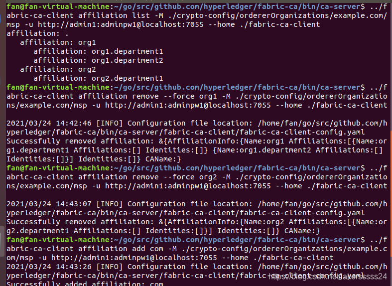关于Fabric CA部署问题和心得汇总(不断更新中......)_缺少fabric-ca-server-CSDN博客