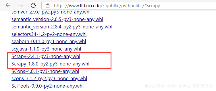 python爬虫之scrapy框架安装_python scapy 离线安装-CSDN博客