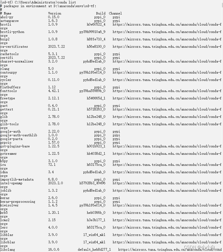 Conda list 与 Pip list 命令的区别直观感受_pip list的包比conda list要多-CSDN博客