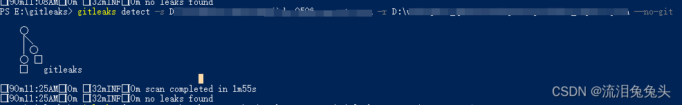 WINDOWS下使用gitleaks扫描代码中的敏感信息_gitleaks使用-CSDN博客