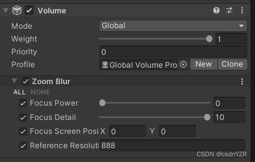Unity中如何用脚本动态控制URP 后处理的volume 参数_unity如何获取volume中-CSDN博客