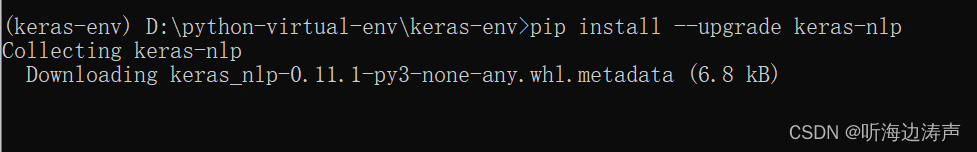 在windows中安装keras 3_安装keras3-CSDN博客