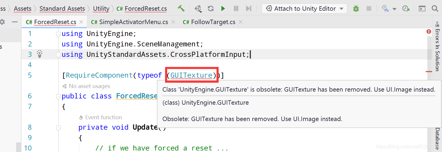 Unity工程由2017升级到高版本提示UnityEngine.GUITexture与UnityEngine.GUIText被移除_guitexture能用什么代替-CSDN博客