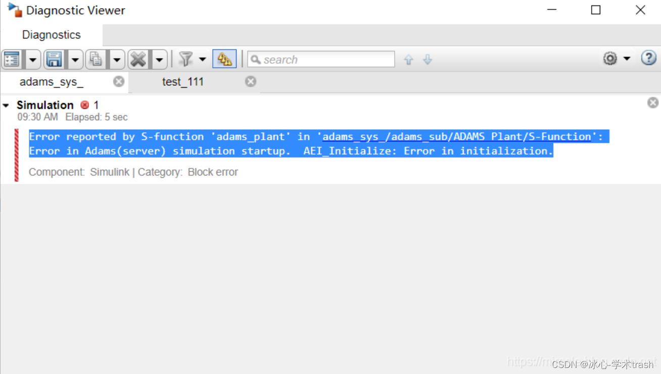 adams和matlab联合仿真初始化问题解决办法初探_a new block named cannot be added-CSDN博客