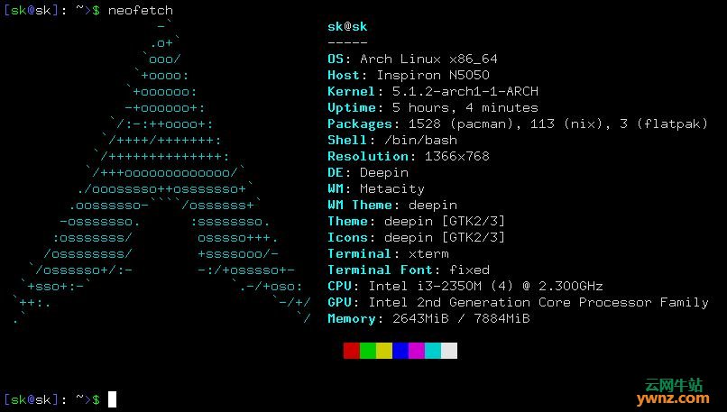 Linux安装后显示信息 在主流linux系统上安装neofetch并使用它在终端中显示系统信息 Csdn博客