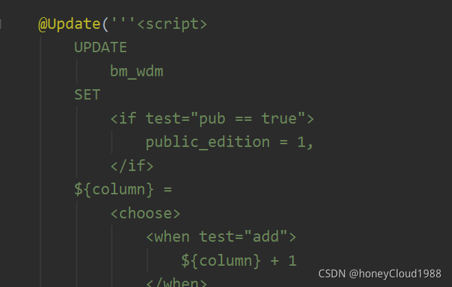 记一个mybatis的注解sql报to be an inline constant of type java.lang.String in @org.apache.ibatis ...