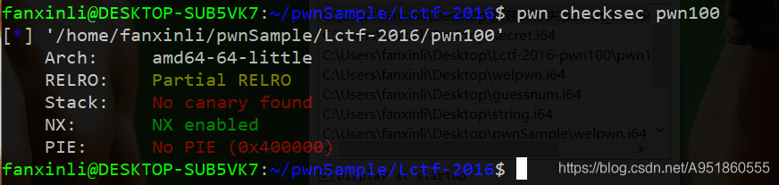 Lctf-2016-pwn100 题解_2016 xdctf pwn100-CSDN博客