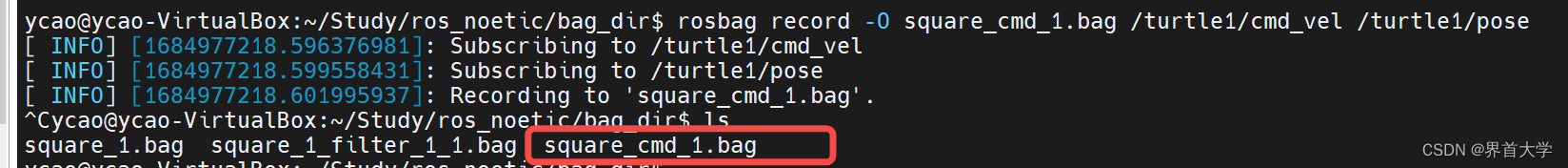 ROS高效入门第八章 -- 掌握rosbag工具，编写c++包录制、读取、截断和回放样例-CSDN博客