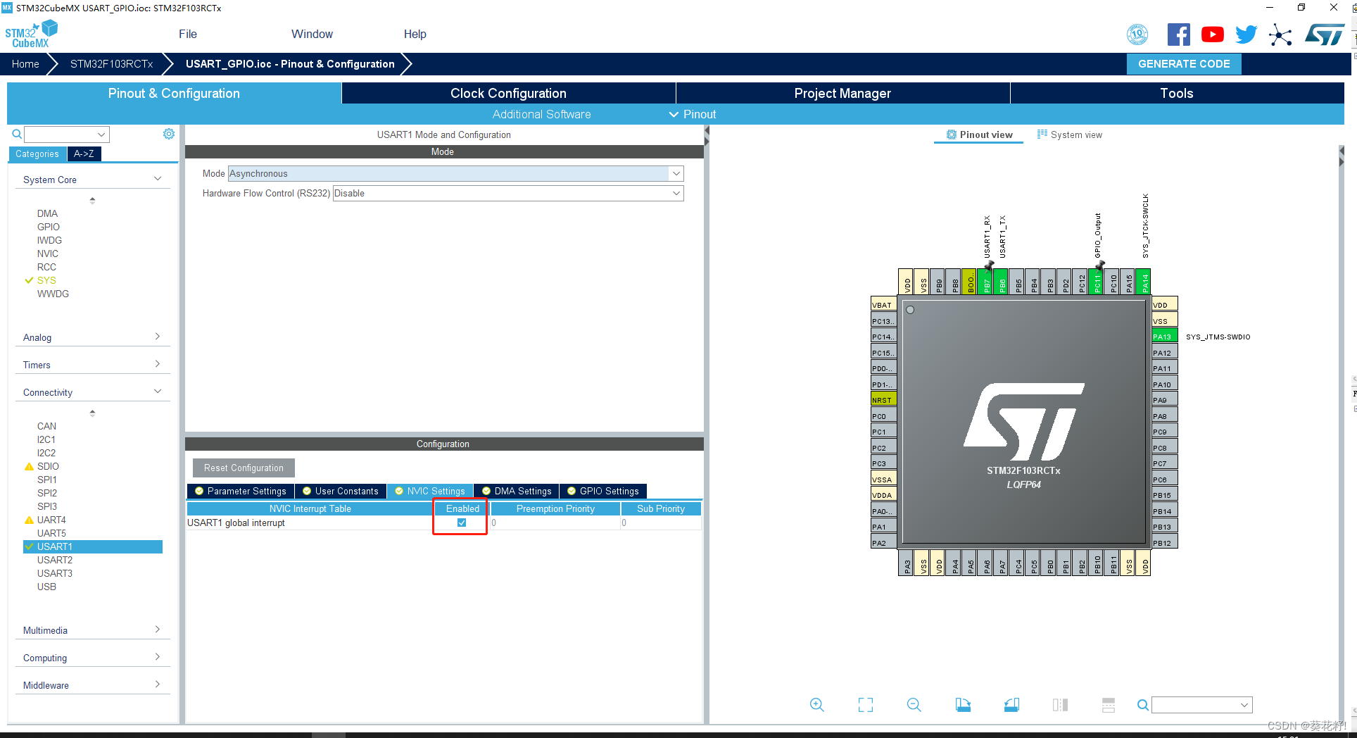 STM32 HAL库USART控制LED_hal库的uast控制led呼吸-CSDN博客
