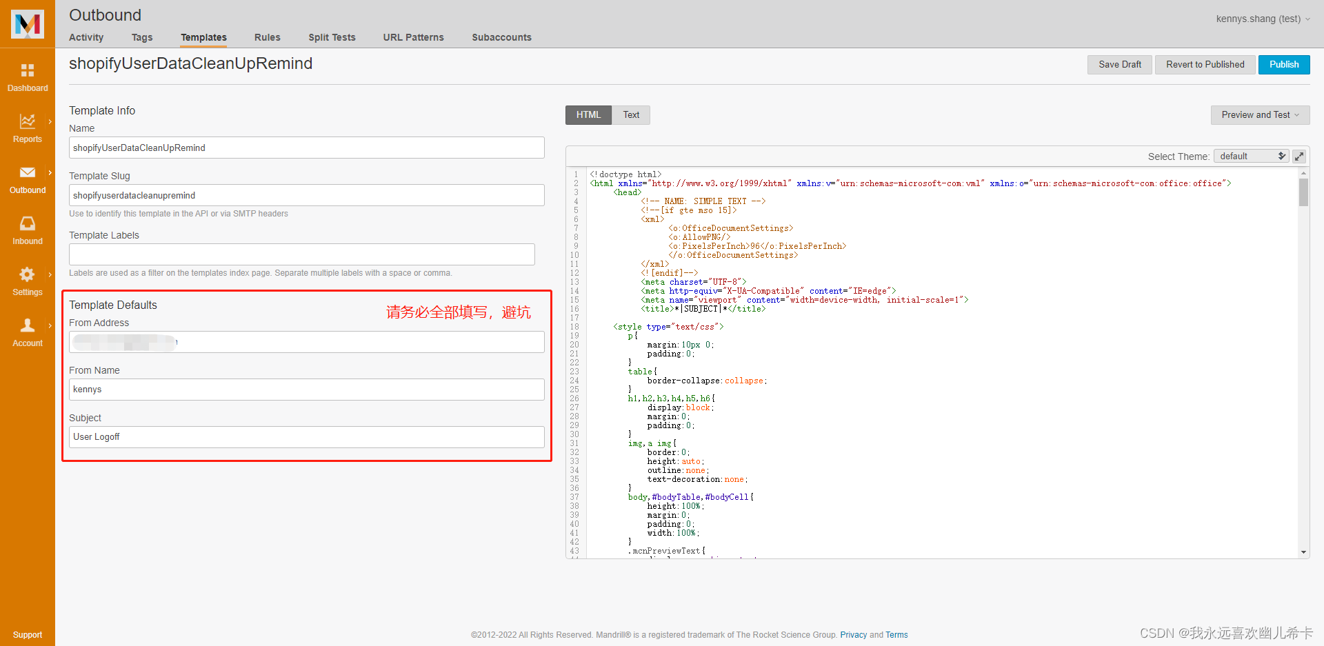 【实践】mandrillapp(mailchimp)模板邮件发送-CSDN博客