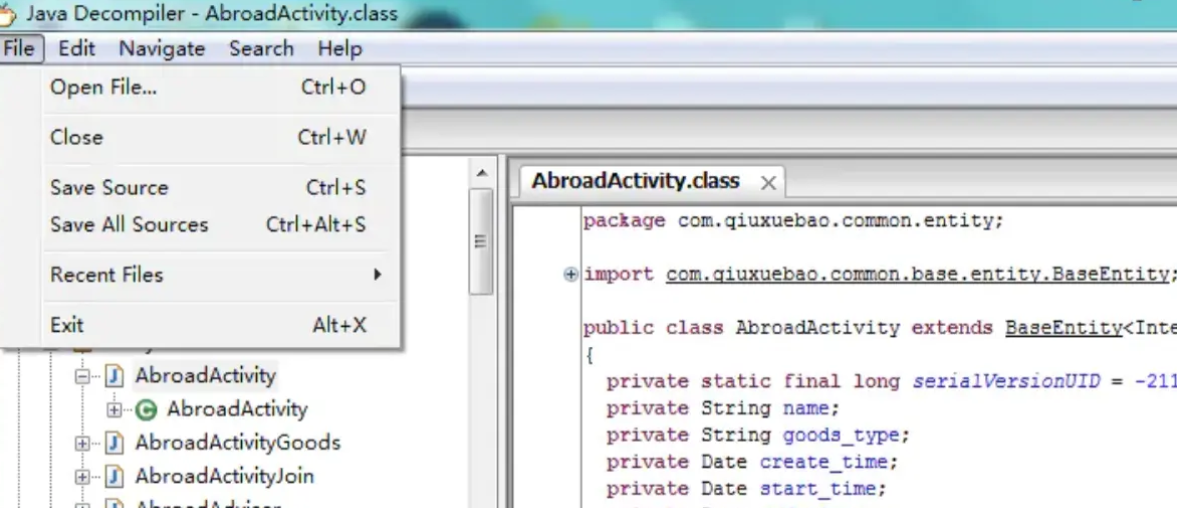 Java反编译工具 JD-GUI安装使用_java反编译工具 jd gui-CSDN博客