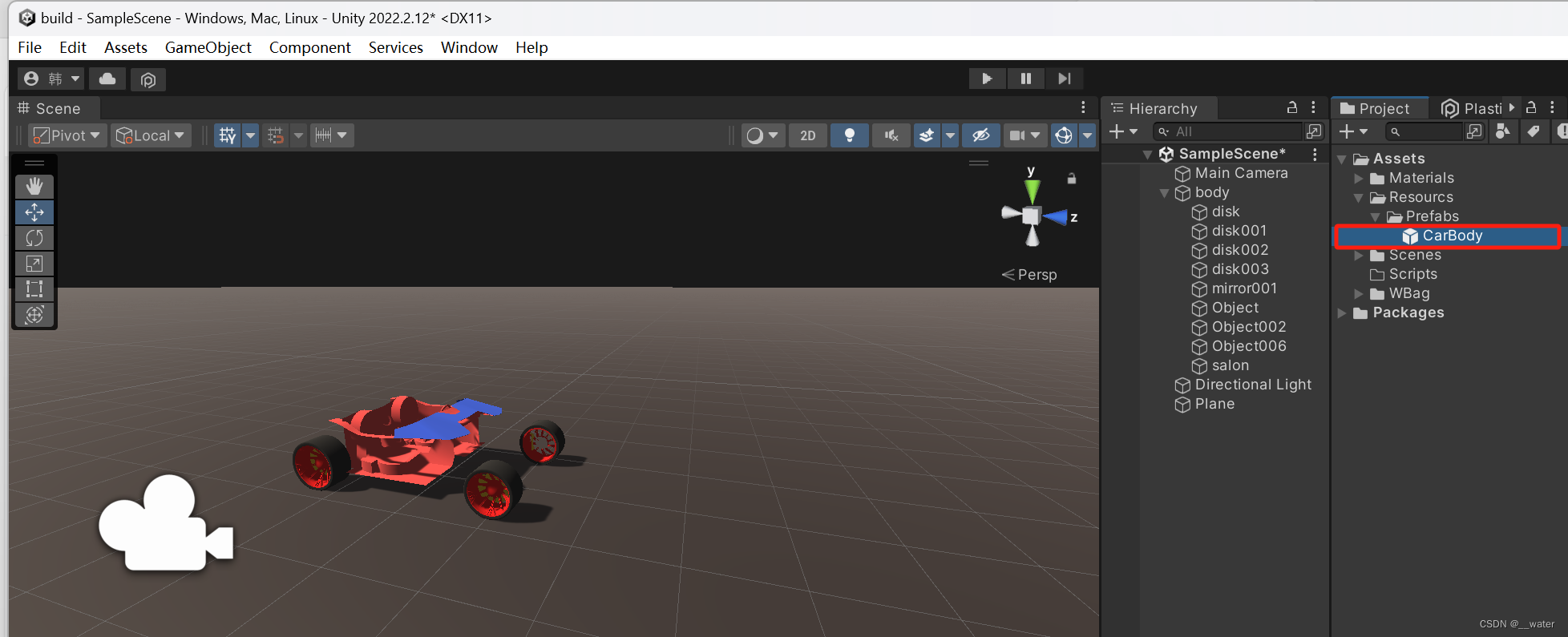 Unity车辆拼装建造教程：从零开始构建汽车-CSDN博客
