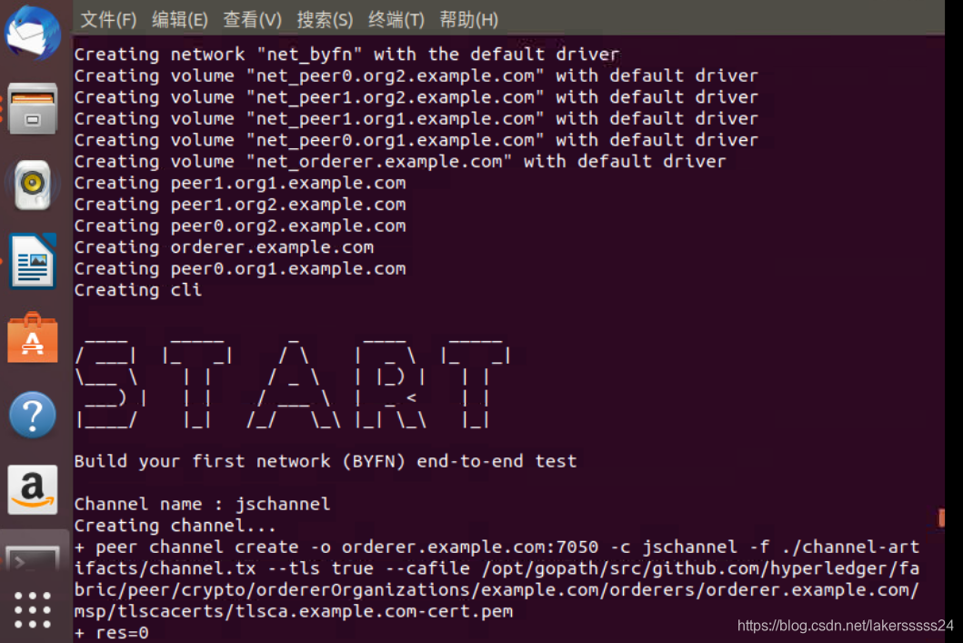 关于Error: error getting endorser client for channel: endorser client failed to connect to peer0问题 ...