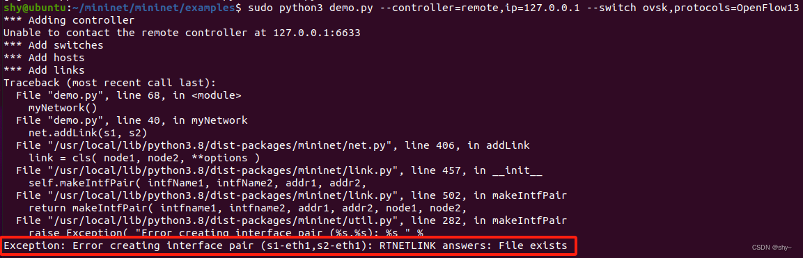 Mininet学习记录（常用命令+创建网络拓扑+OpenDaylight显示拓扑结构)-CSDN博客