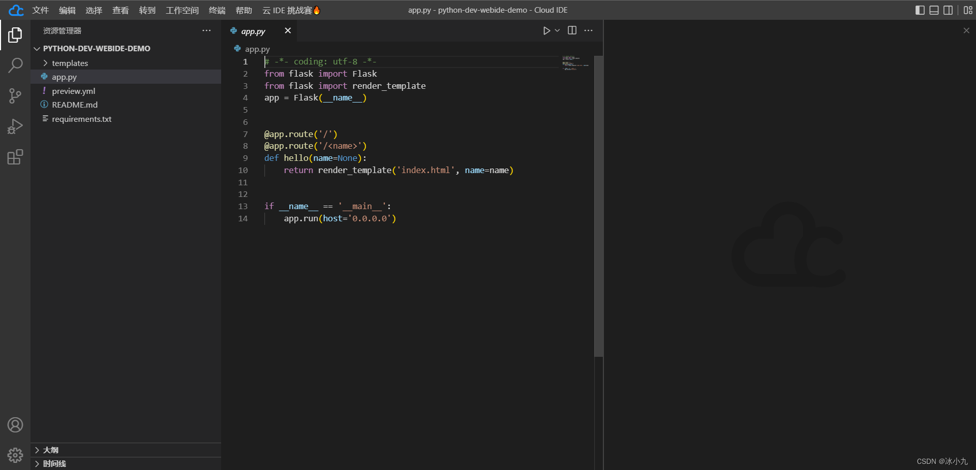 CSDN云IDE，便捷代码编辑，真正的轻量级“编程工具”_csdn 输入代码的软件-CSDN博客