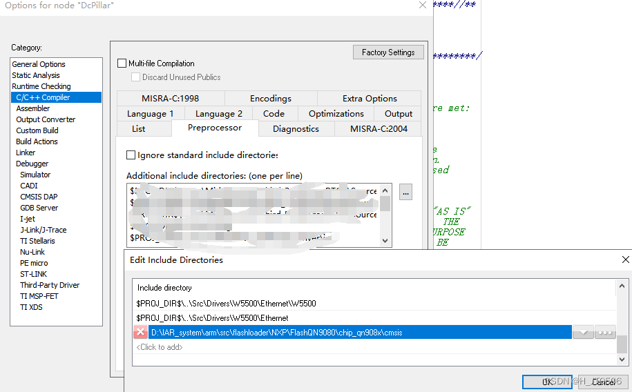 Iar编译报错fatal Error[pe1696] Cannot Open Source File “core Cmfunc H“ Iar Cannot Open Source File