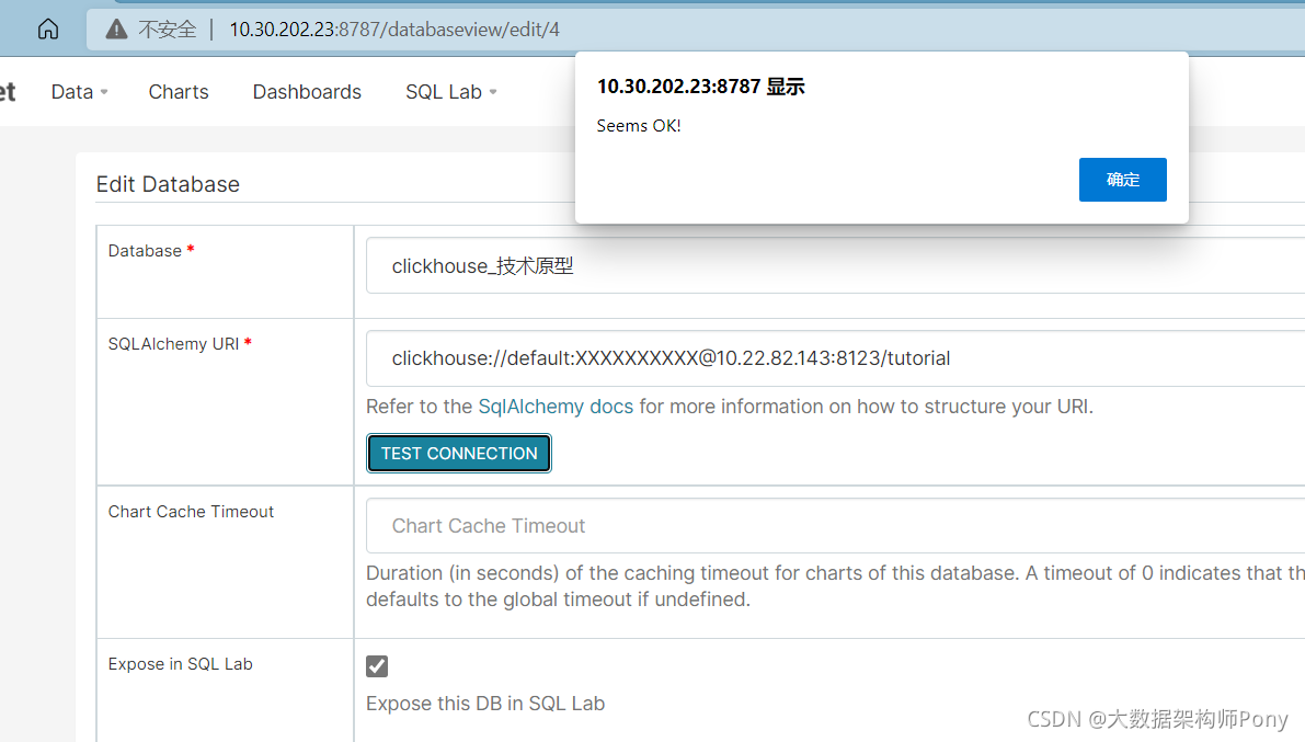 superset连接clickhouse数据库时报错：ERROR:could not load database driver：clickhouse_error: could not load ...