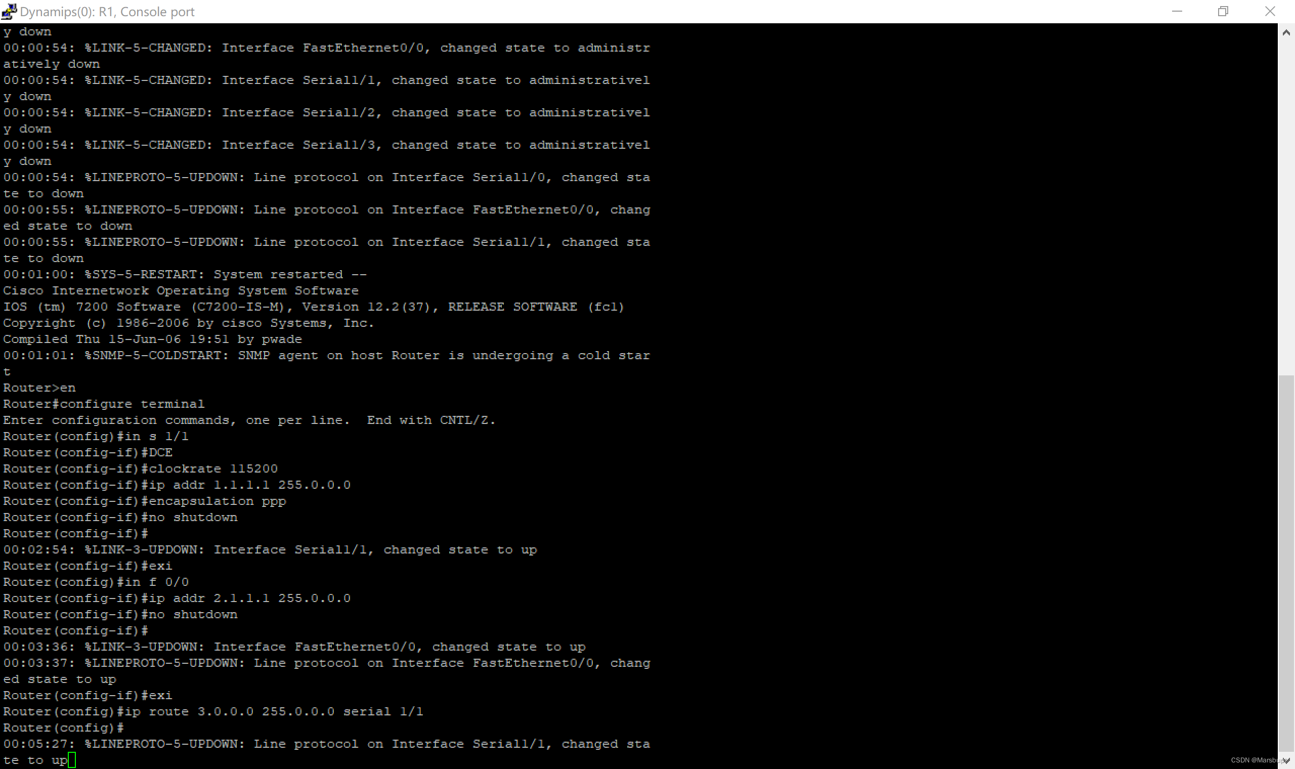 计网技术实践 路由器的简单配置_dynamipsgui-CSDN博客
