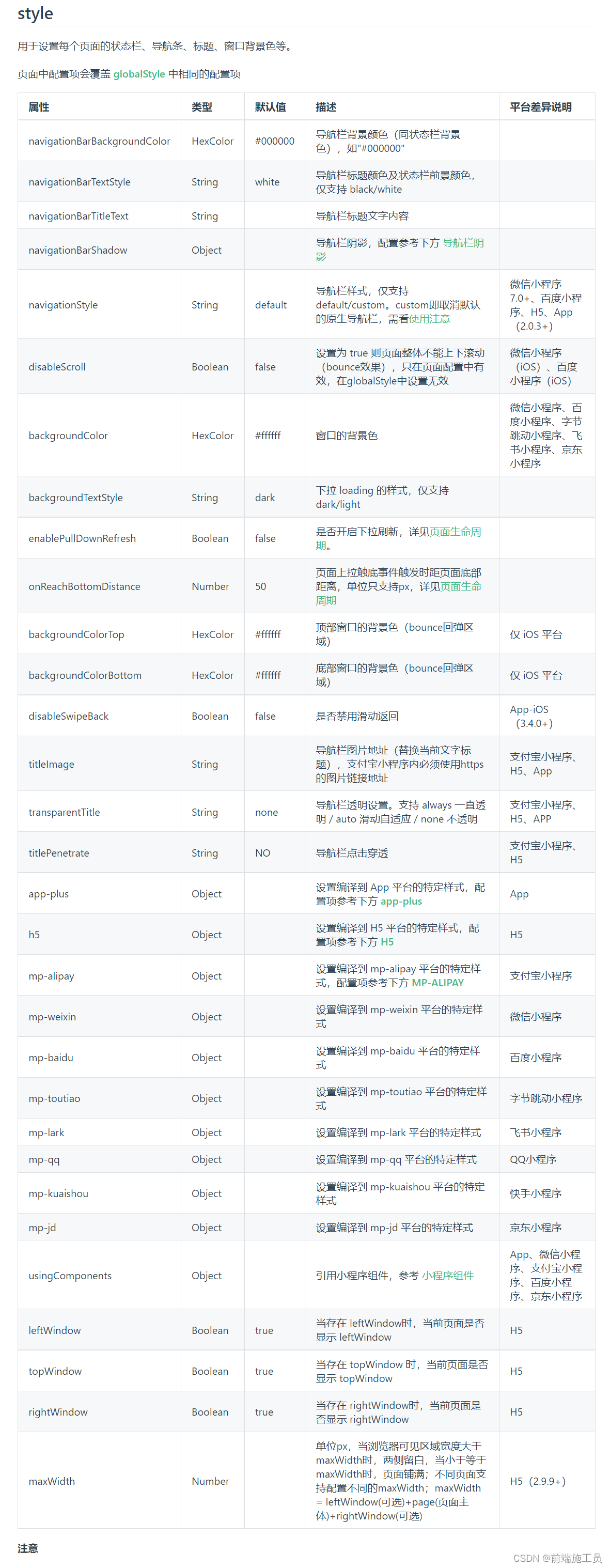 uni - app 的 pages.json 文件页面配置与全局配置_uniapp pages.json动态配置-CSDN博客