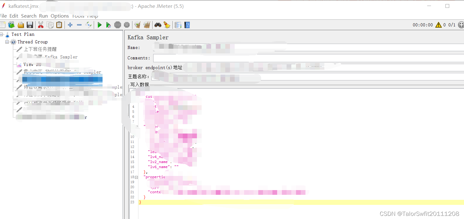 Jmeter Kafka Sampler（Producer）_jmeter kafka插件-CSDN博客