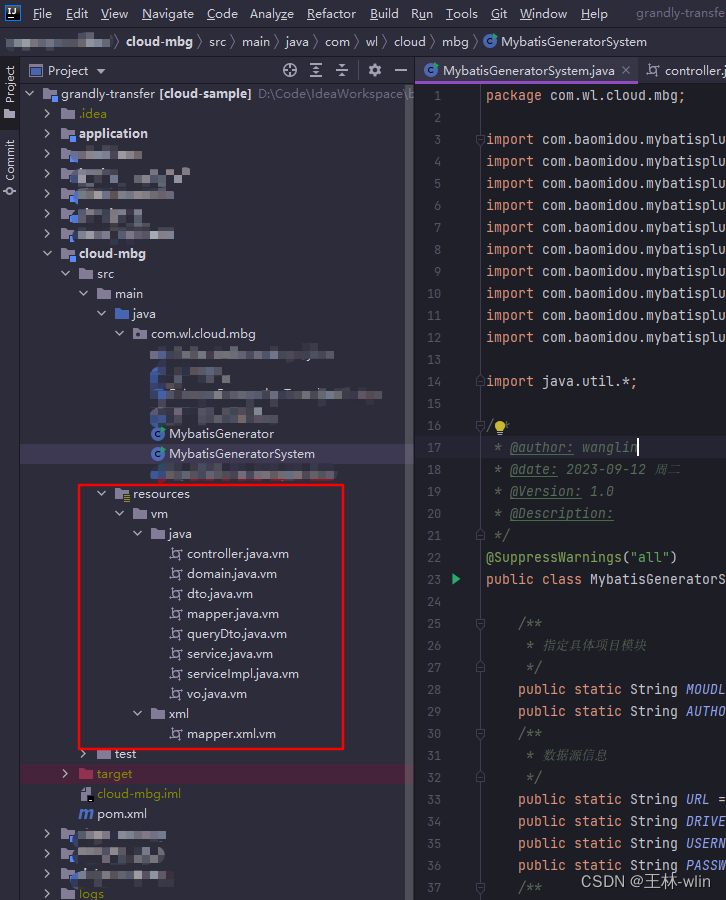 Mybatis-plus 自定义模板生成代码DTO、VO等_mybatisplus 代码生成器vo、do、dto,带result-CSDN博客