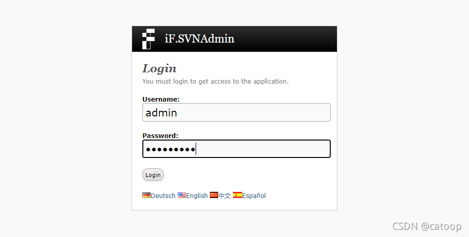 docker-compose 之 svn-server_svn_catoop-魔乐社区