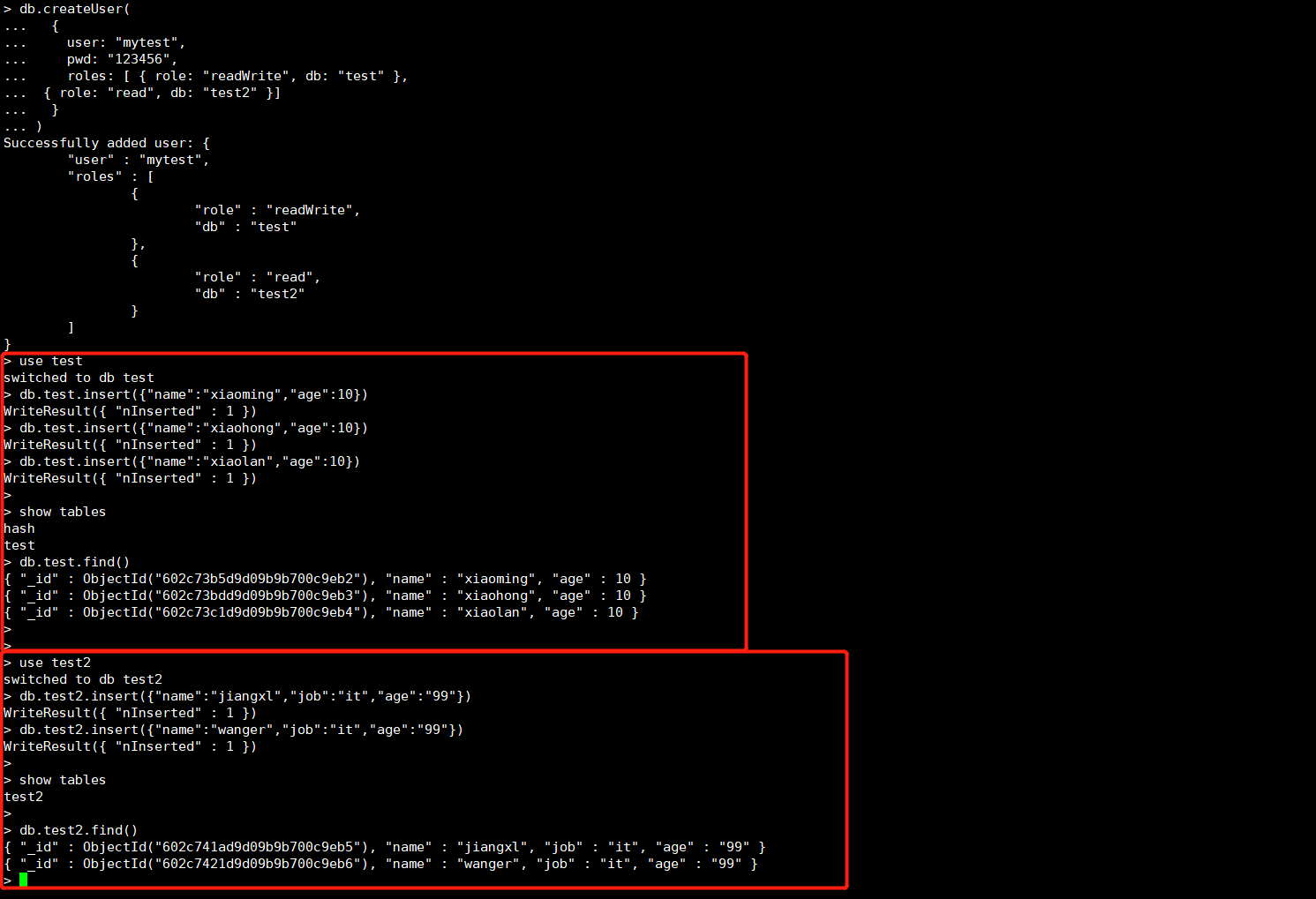 MongoDB数据库授权认证_mongdb user授权-CSDN博客