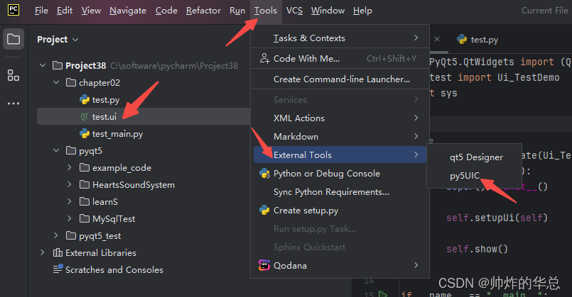python 3.8 版本中下载 pyqt5 模块 + GUI 逻辑分离界面测试_python3.8 安装pyqt5-CSDN博客